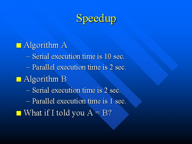 Speedup